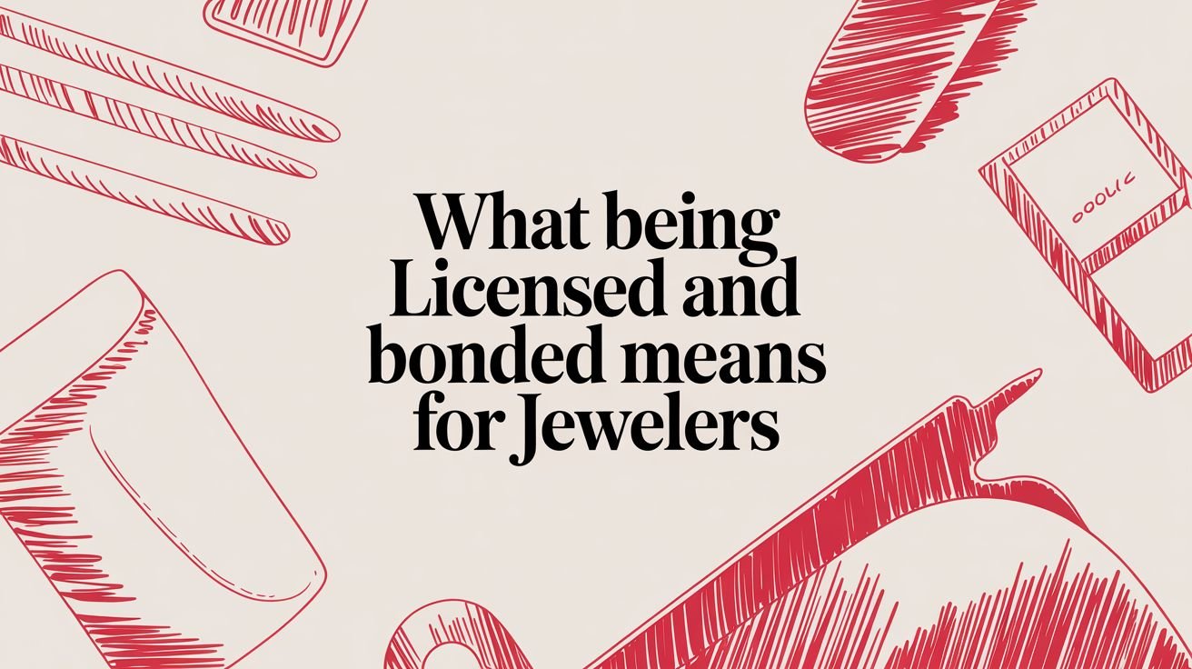 What being licensed and bonded means for Jewelers